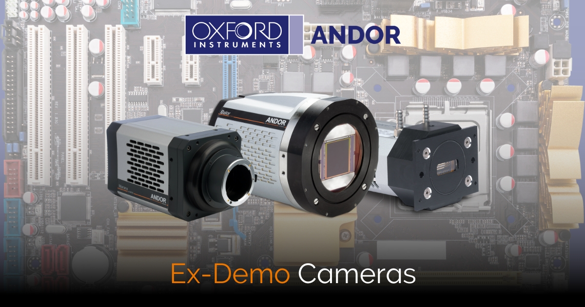 Ex-Demo Spectroscopy, EMCCD, sCMOS & CCD Cameras - Andor - Oxford ...
