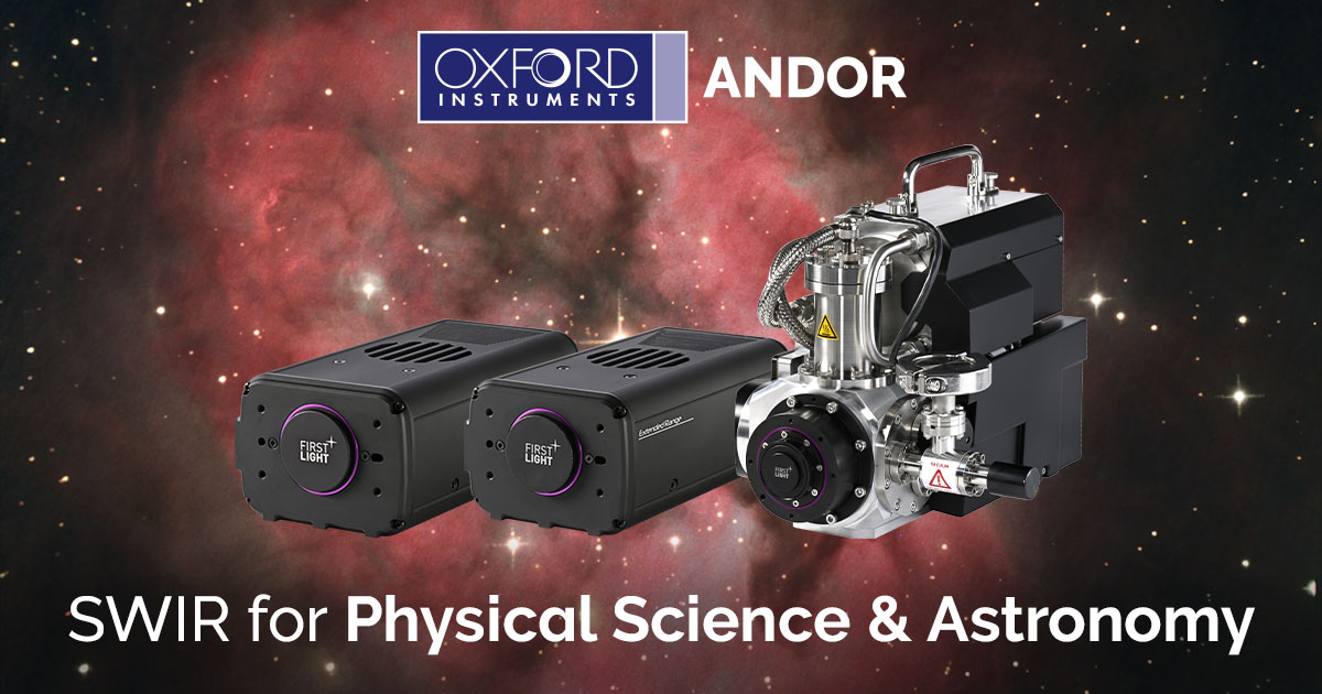 SWIR Cameras for Physical Science & Astronomy - Andor - Oxford Instruments